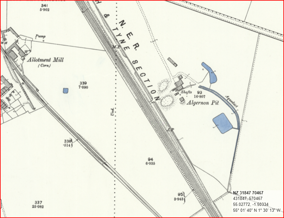Backworth Algernon Pit | West Allotment Local History